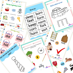 Jolly phonics worksheets - Kiddie Expert